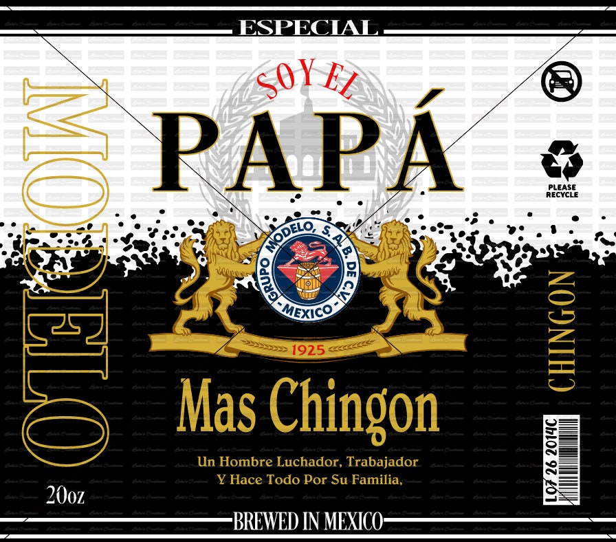 Soy El Papa Mas Chingon Modelo Wrap PNG ONLY - Etsy México