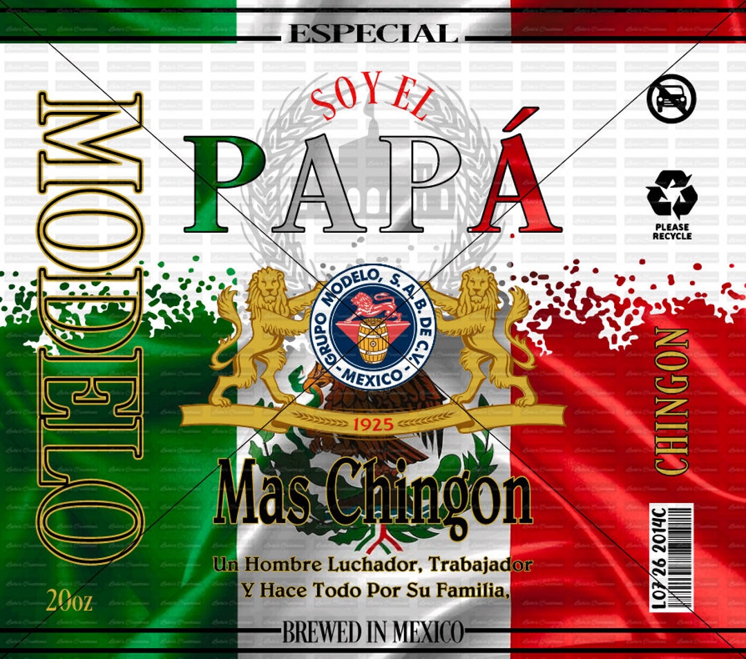 Soy El Papa Mas Chingon Mexico Flag Modelo PNG ONLY - Etsy