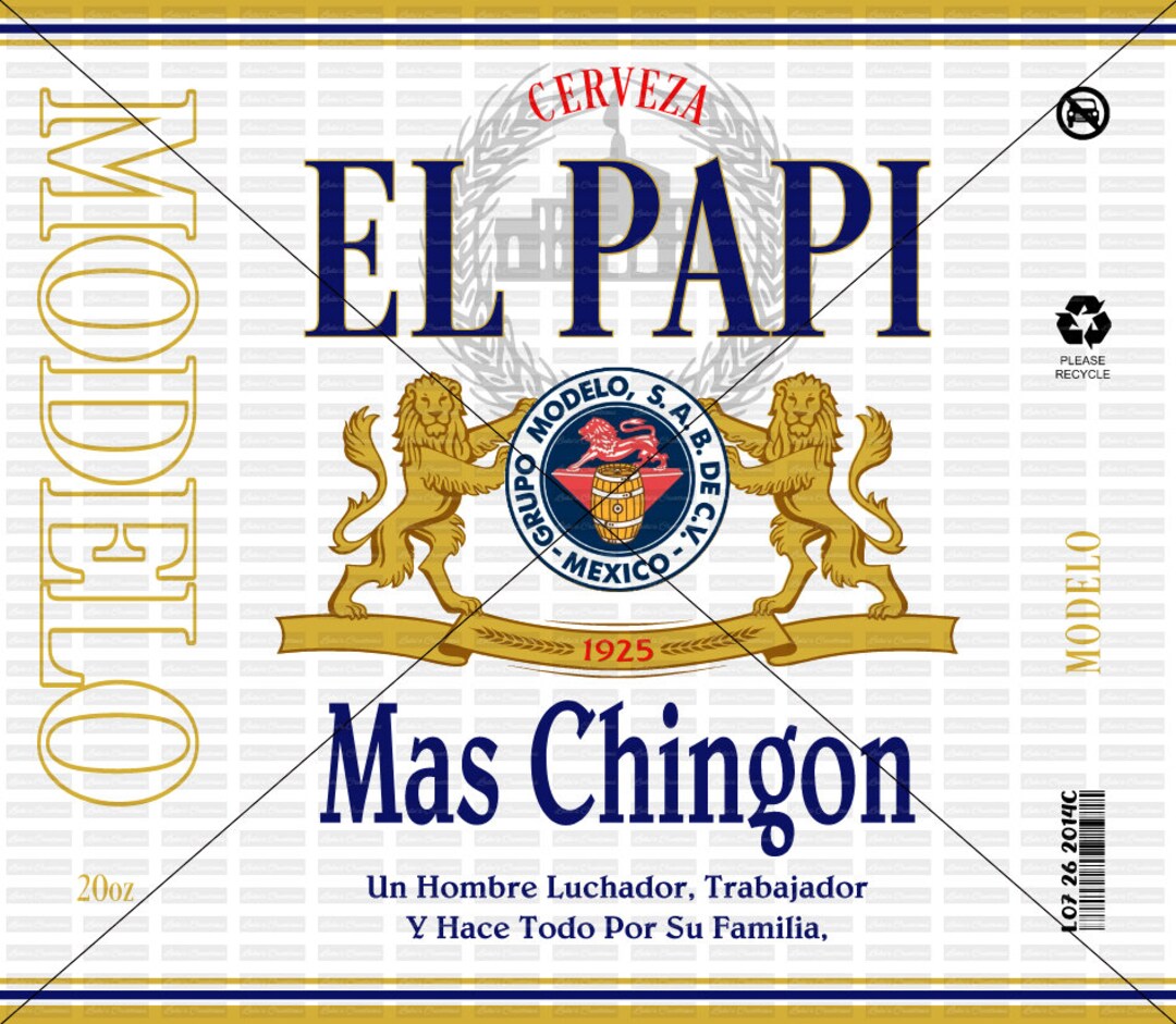 El Papi Mas Chingon Modelo Wrap PNG NUR - Etsy.de