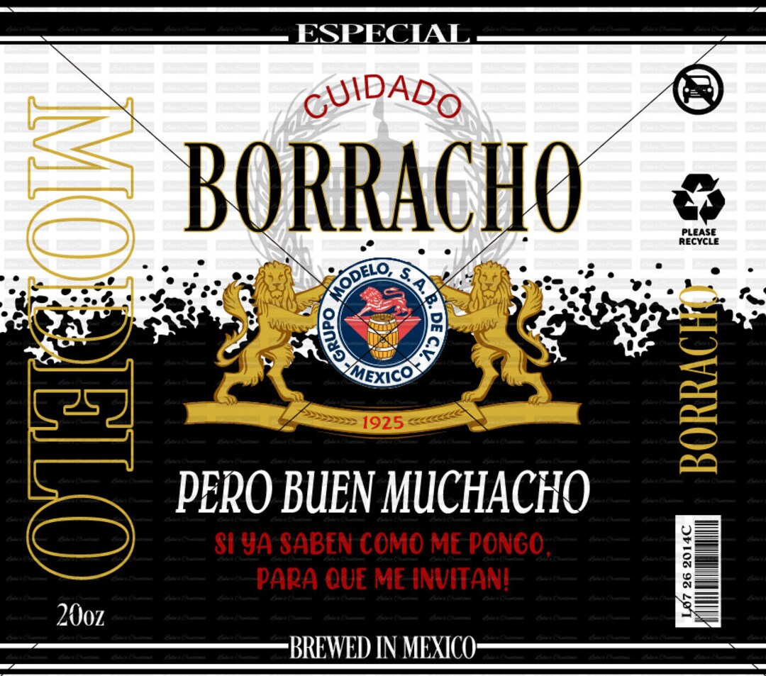 Borracho Pero Buen Muchacho Wrap PNG ONLY - Etsy