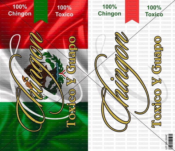 Chingon Toxico Y Guapo Wrap PNG ONLY - Etsy