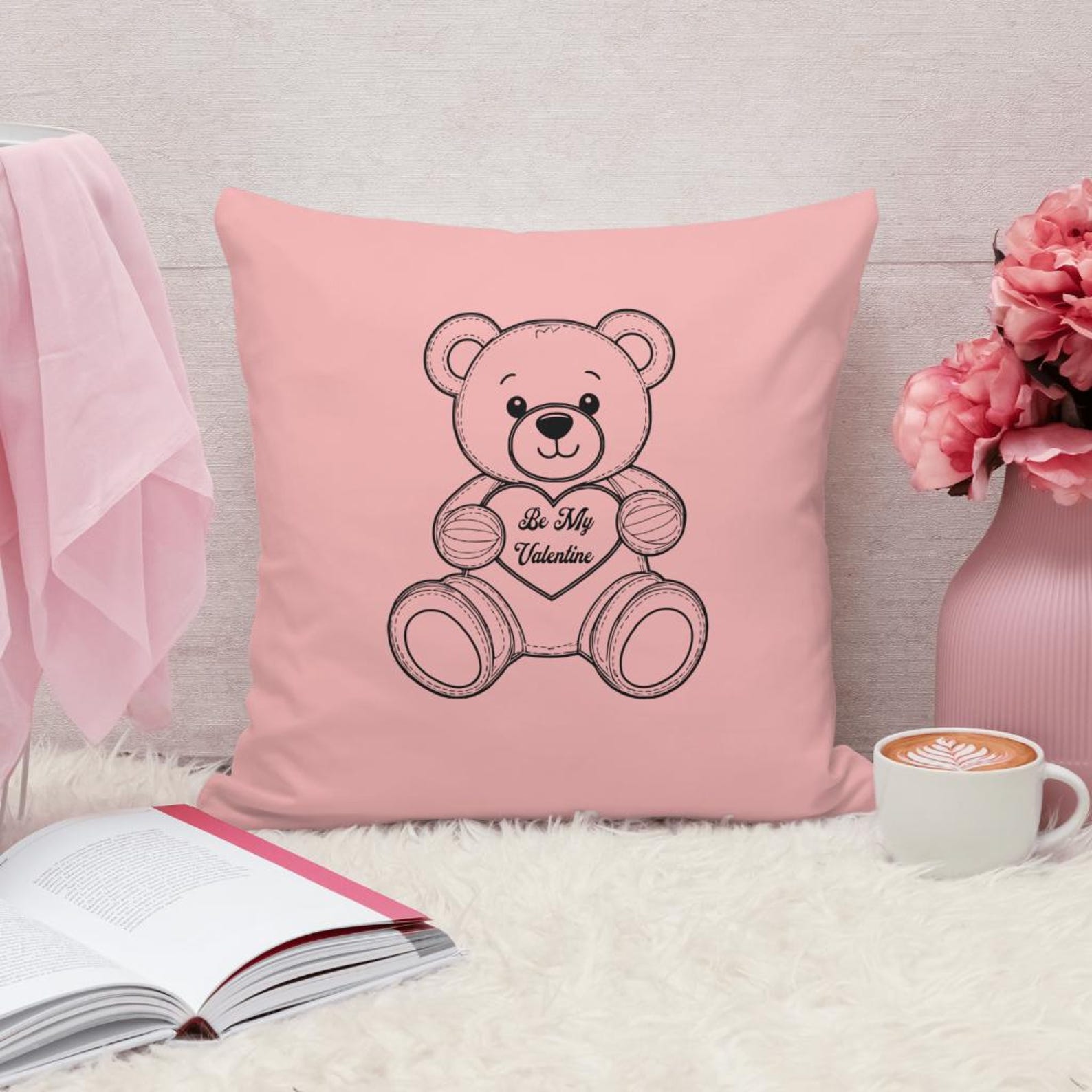 Personalized Teddy Bear Heart SVG, Valentine's Day Gift, Couple Gift ...