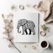 Floral Elephant SVG: Safari Clipart Bundle (digital Download) - Etsy