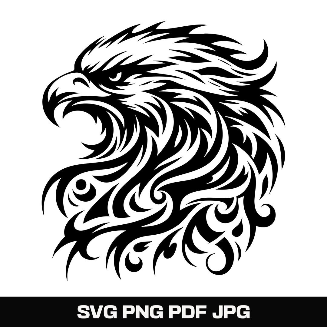 Eagle Head Vector: Flying Eagle SVG, DIY Cutfile (digital Download) - Etsy