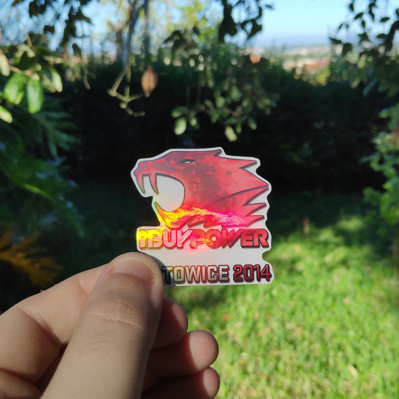 Titan Holo Stickers - Etsy