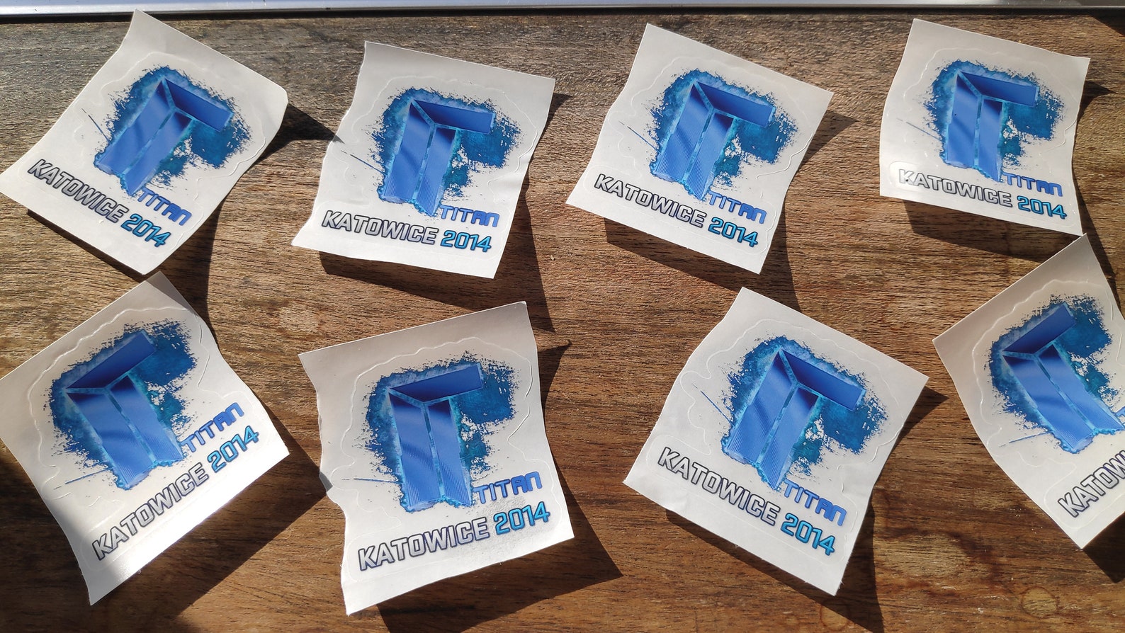 Transparent Titan Holo Katowice 2014 CSGO CS Counter Strike CS2 Sticker ...