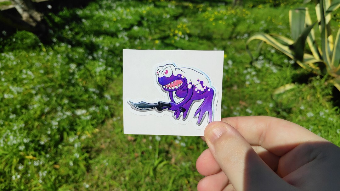 Ultraviolet Poison Frog Foil CSGO CS Counter Strike Sticker no Effect ...