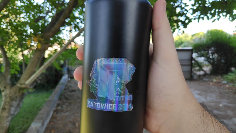 Transparent Titan Holo Katowice 2014 CSGO CS Counter Strike CS2 Sticker ...