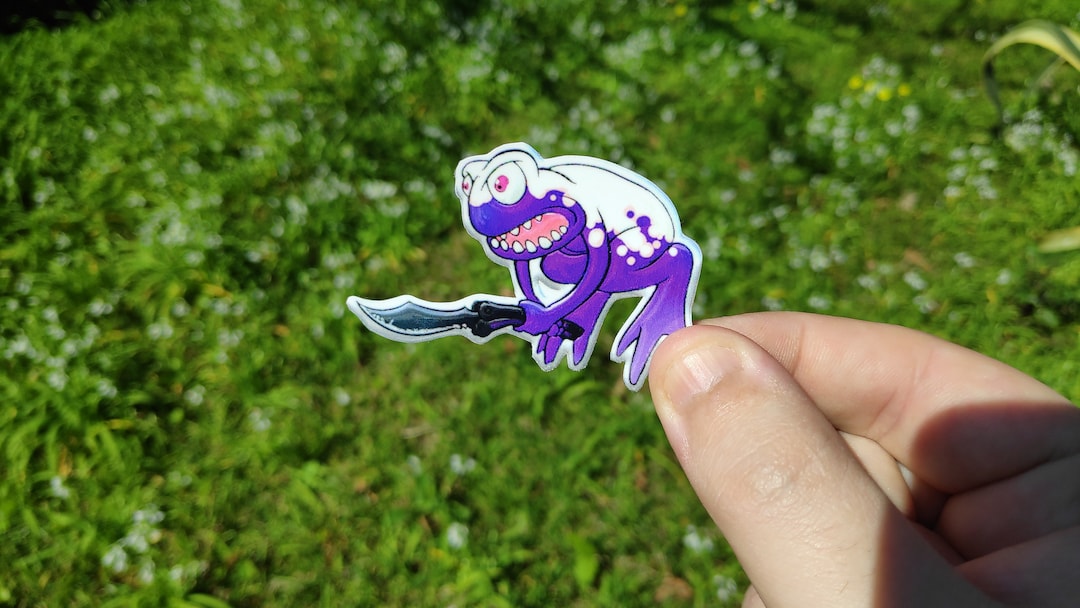 Ultraviolet Poison Frog Foil CSGO CS Counter Strike CS2 Sticker (foil ...