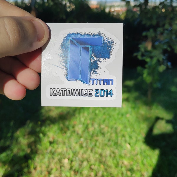 Titan Holo Stickers - Etsy