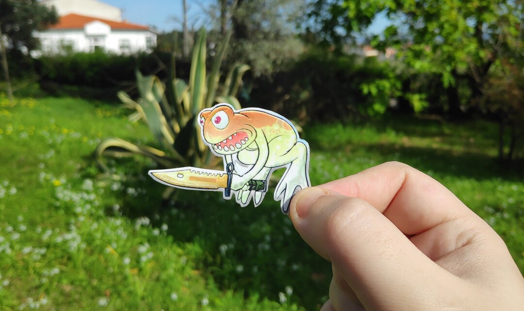 Lore Poison Frog Foil CSGO CS Counter Strike CS2 Sticker foil Effect - Etsy