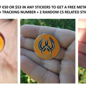 Transparent Titan Holo Katowice 2014 CSGO CS Counter Strike CS2 Sticker ...