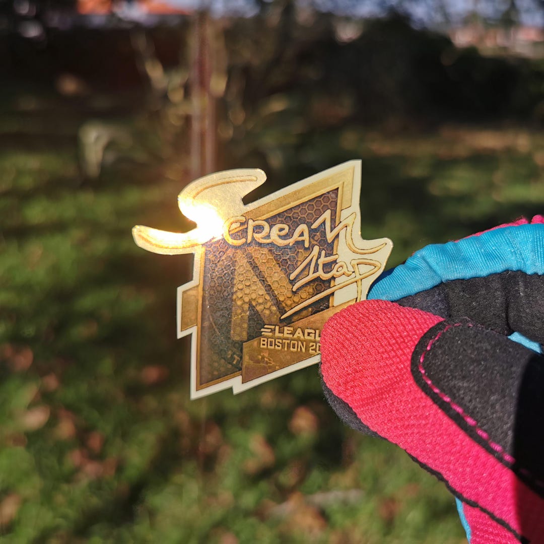 Scream Gold Boston 2018 CSGO CS Counter Strike CS2 Sticker - Etsy
