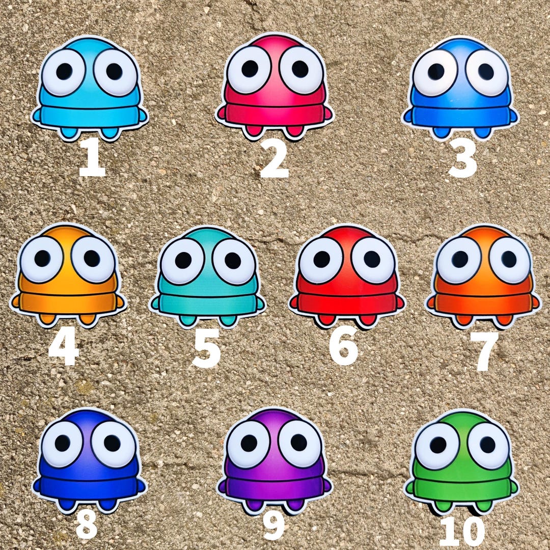Stare REPO Stickers | Multiple Colors | REPO Horror Game | Funny Meme ...