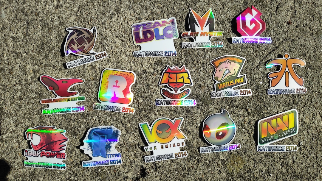 Katowice 2014 Holo Sticker Set CSGO CS Counter Strike CS2 holo Effect ...