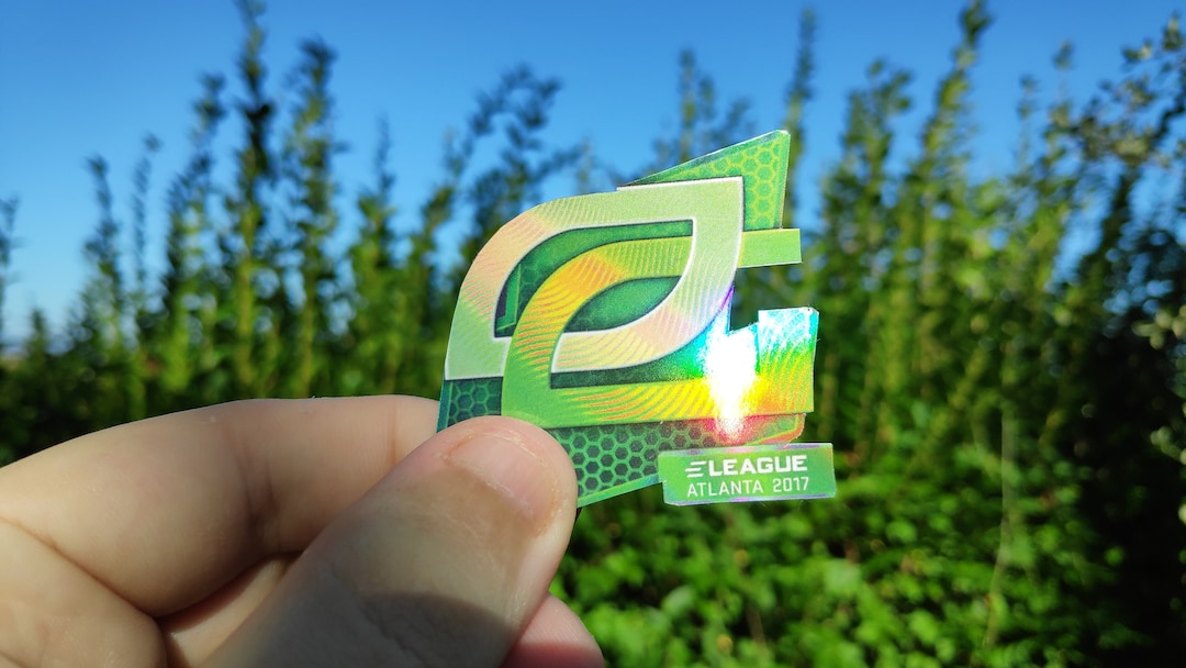 Optic Gaming Holo Atlanta 2017 CSGO CS Counter Strike CS2 Sticker (holo ...