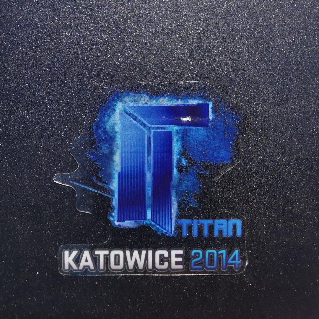 Transparent Titan Holo Katowice 2014 CSGO CS Counter Strike CS2 Sticker ...