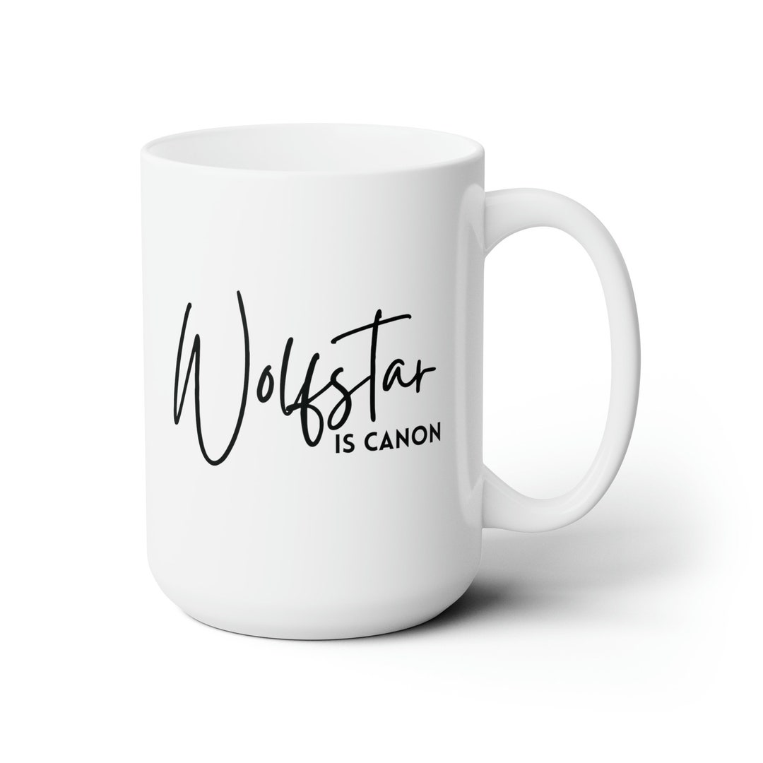 Wolfstar is Canon Large 15oz Ceramic Mug, Fanfiction Coffee Mug, FREE ...