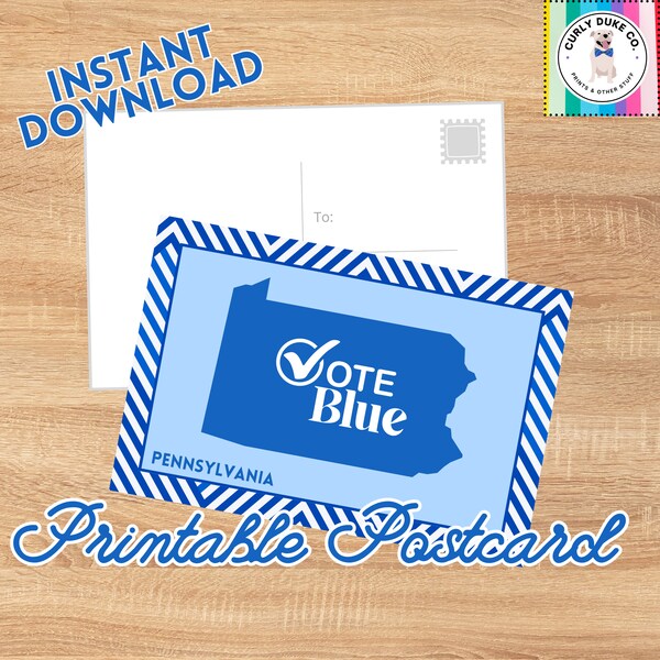 Printable Postcard - Etsy