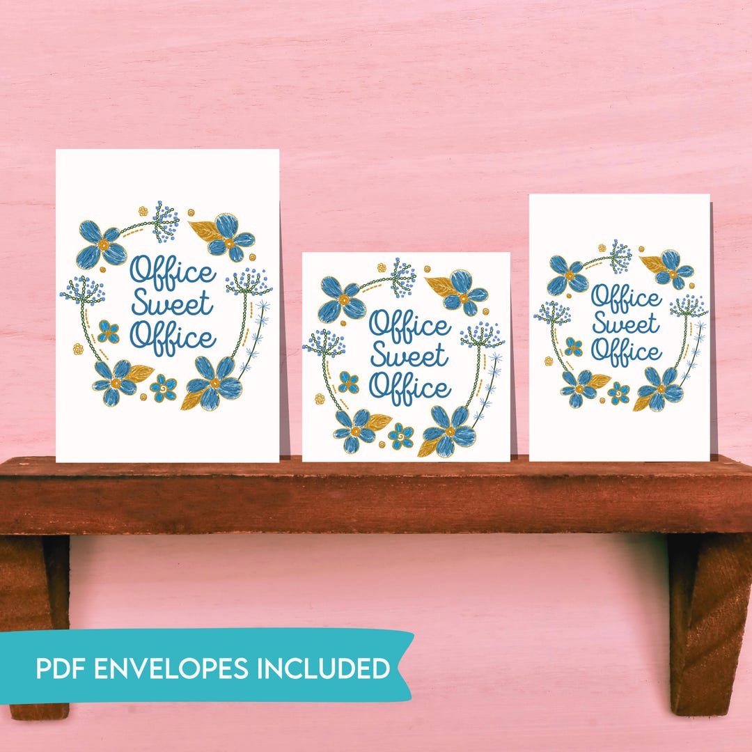 Office Sweet Office Printable Card, DIGITAL PDF, Funny Card for ...