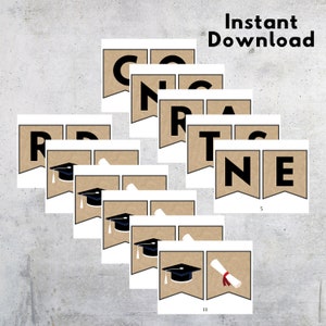 Congrats Nerd Graduation Printable PDF Pride Month Banner, Printable ...