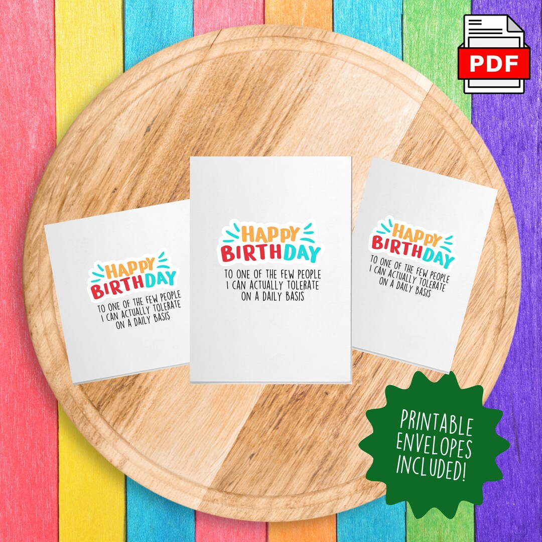 Happy Birthday to One of the Few People I Can Actually Tolerate on a ...