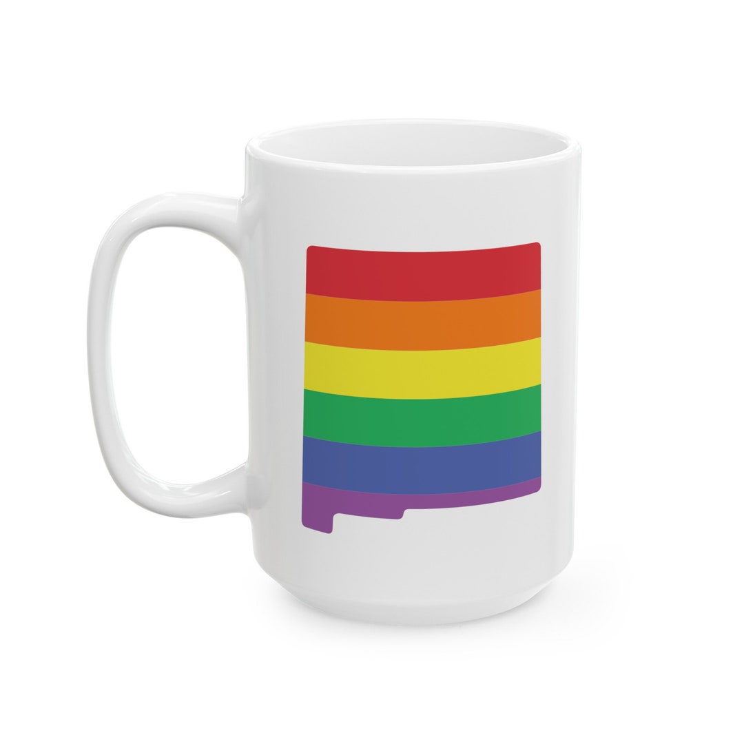 New Mexico Pride Flag Mug, FREE SHIPPING, State Pride, Pride Month Mug ...