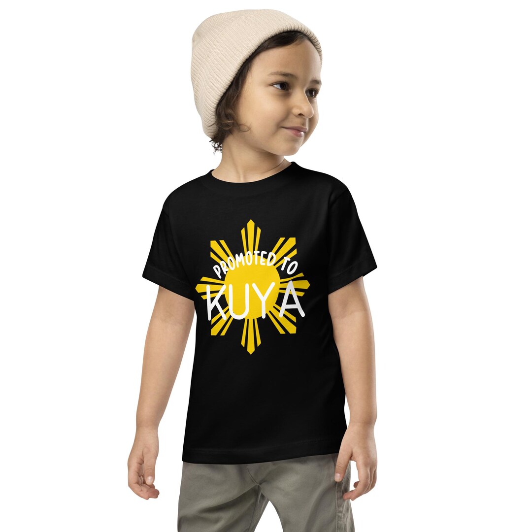 Promoted to Kuya Shirt | Filipino Shirts | Pregnancy Reveal Gift | Fil ...