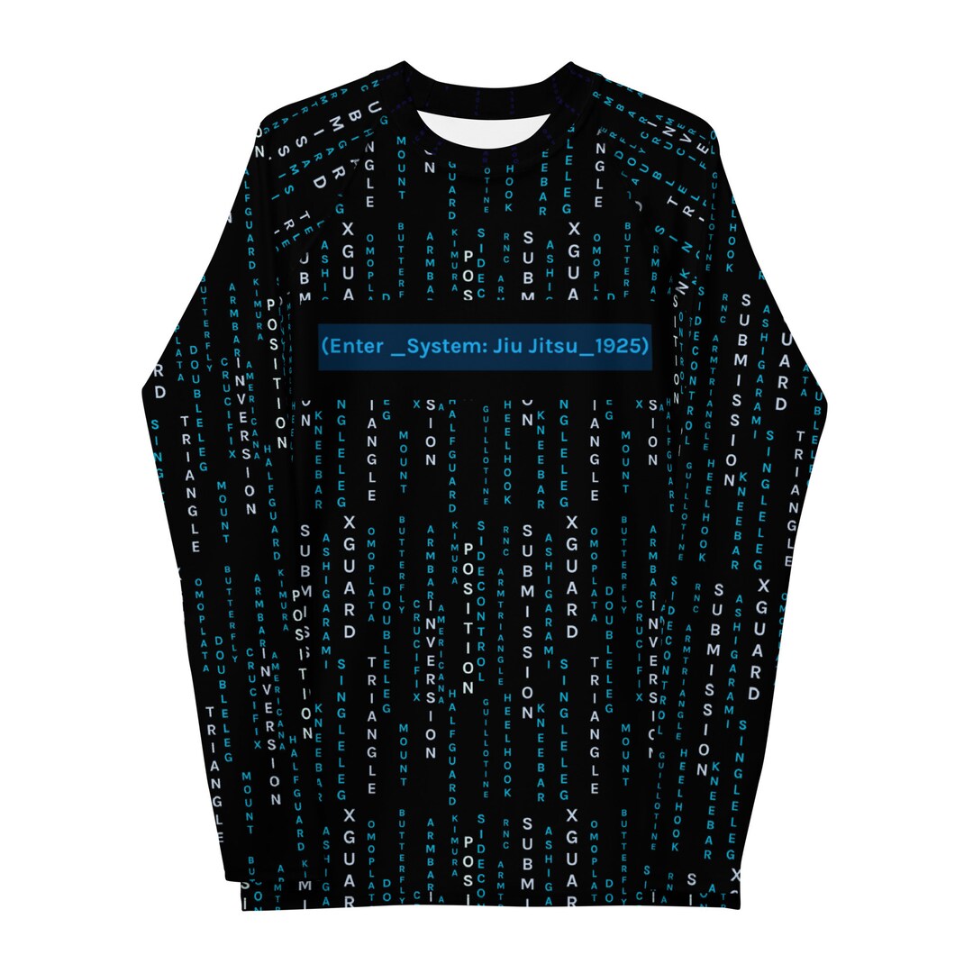 Brazilian Jiu Jitsu Rash Guard: Enter the System - Etsy