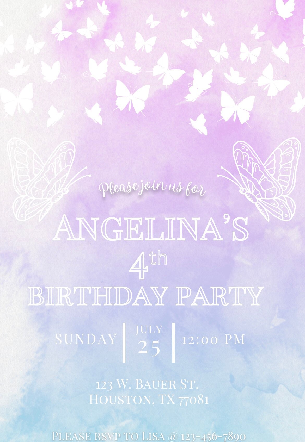 Customizable Birthday Party Invitations - Etsy
