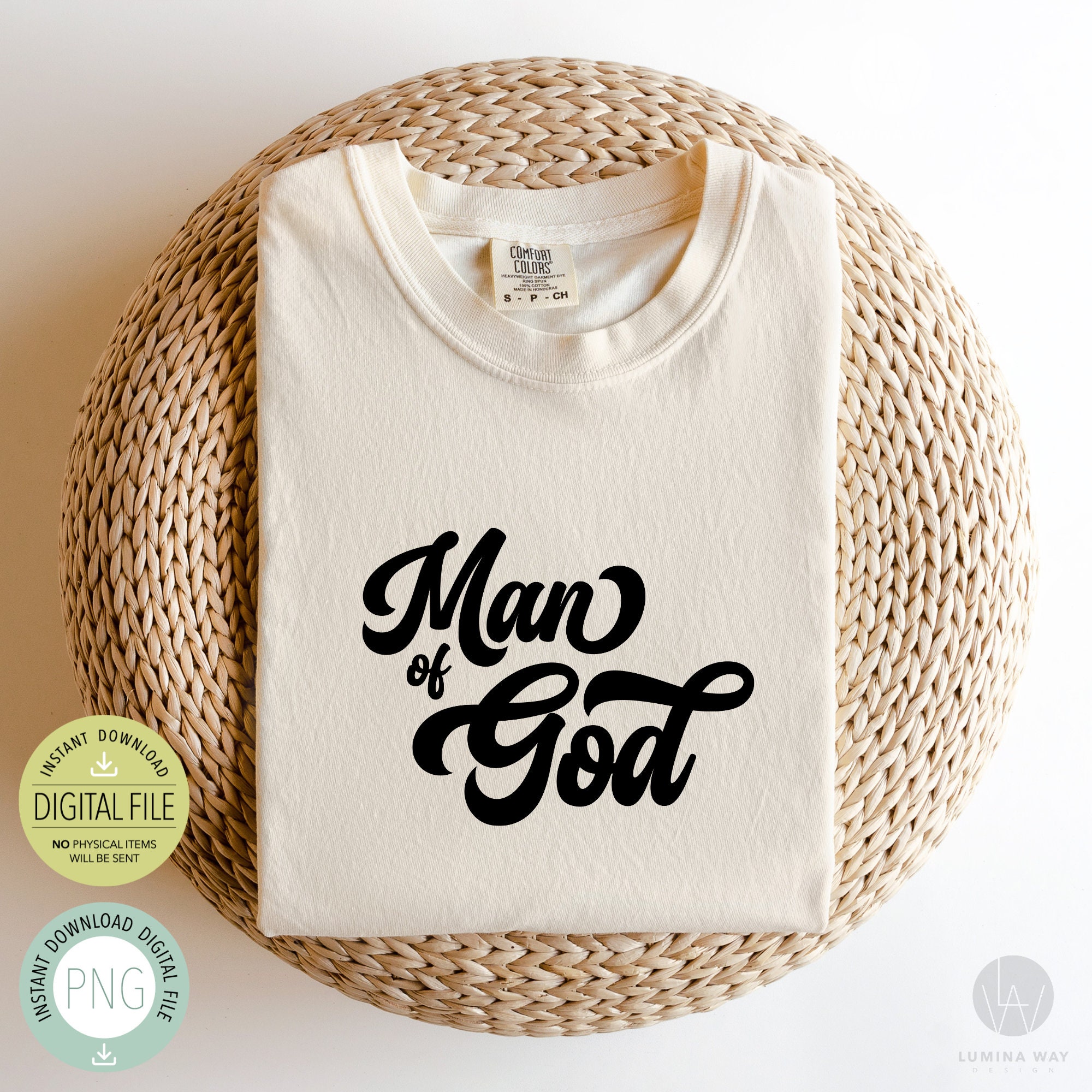 Man of God Christian PNG Sublimation Digital Download, Man of God Bible ...