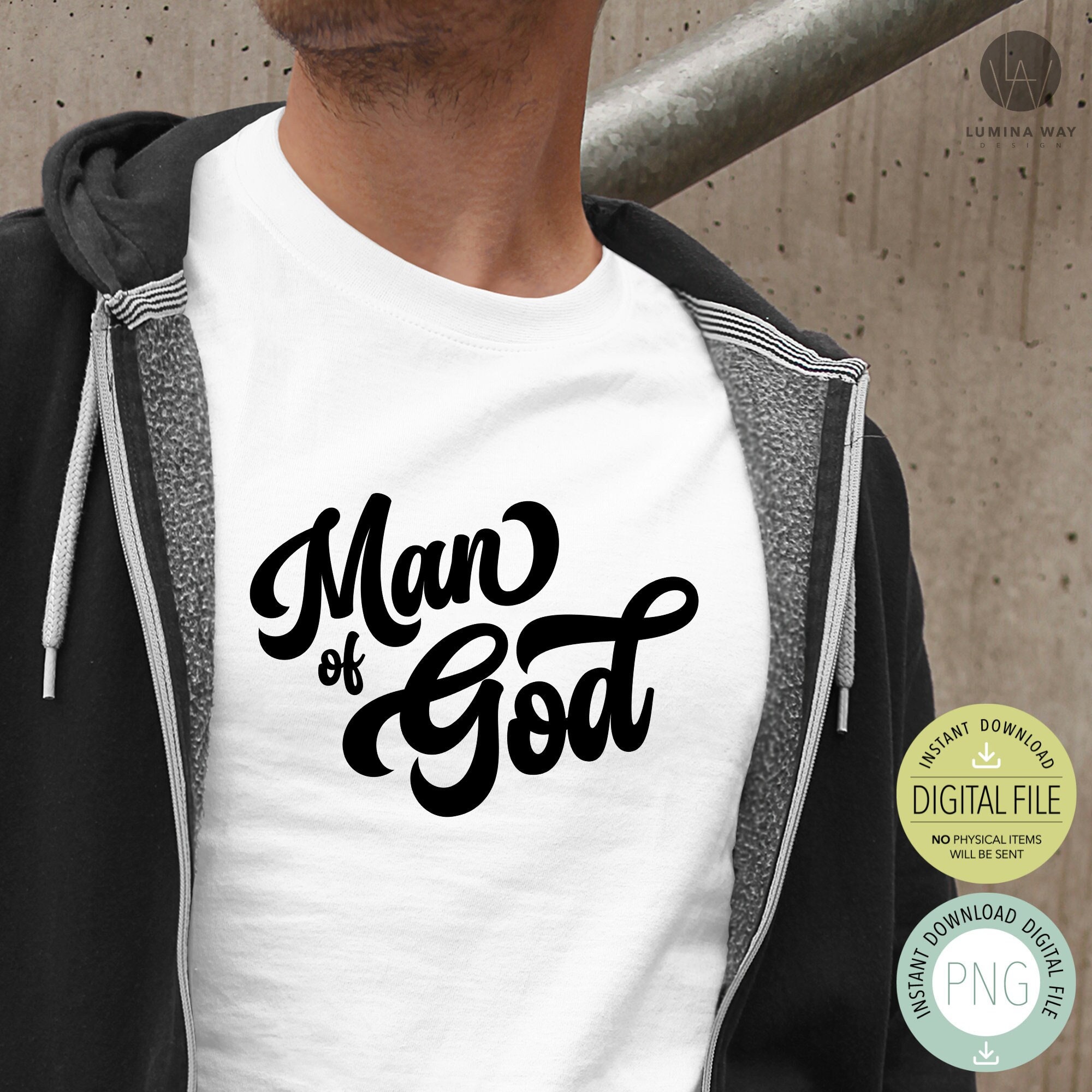 Man of God Christian PNG Sublimation Digital Download, Man of God Bible ...