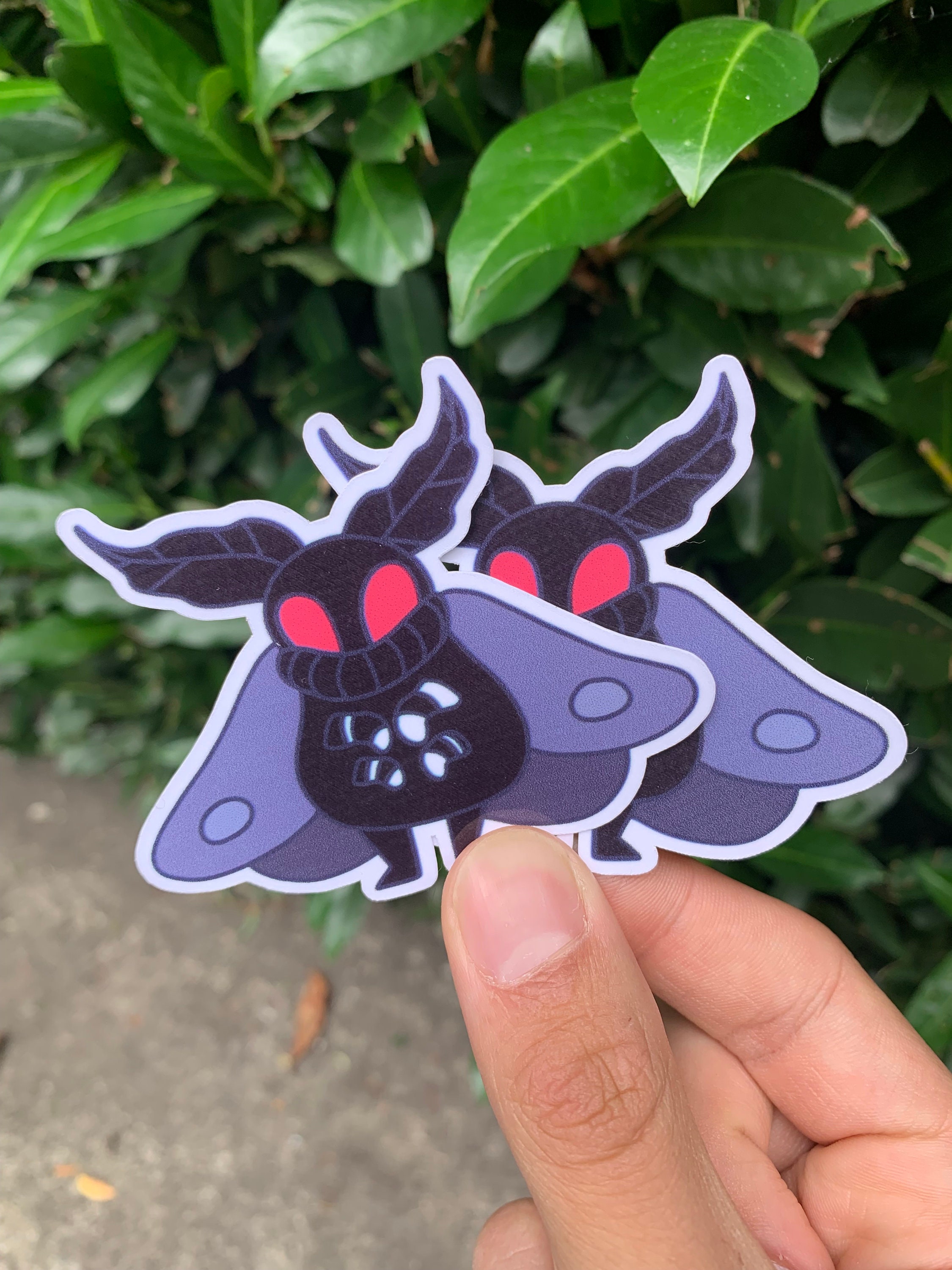 Mothman Chibi Cryptid Stickers Weatherproof Stickers - Etsy