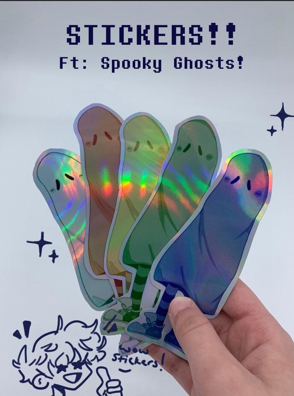 Ghost Pals sticker - Etsy