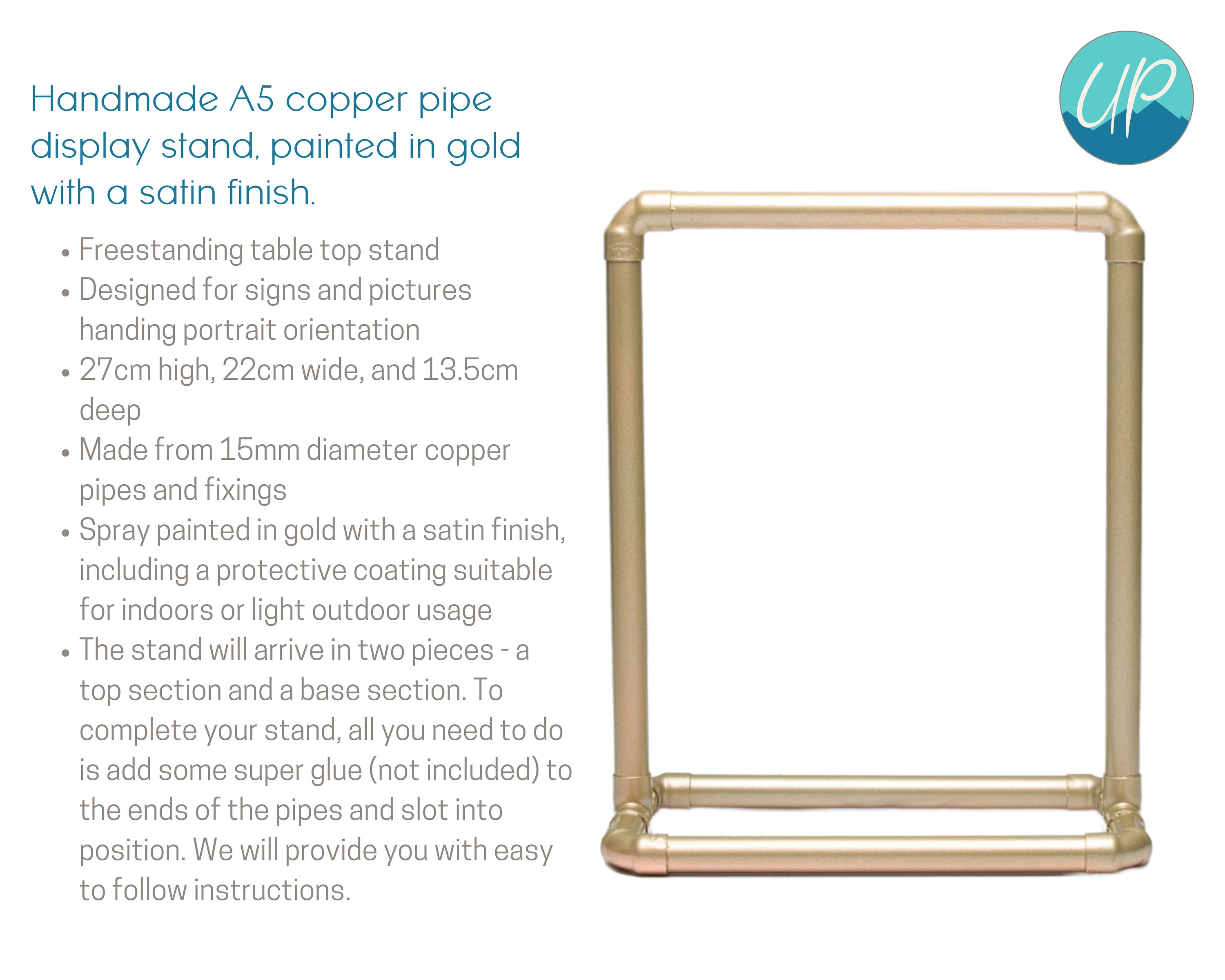 A5 Reusable Acrylic Todo List With Gold Copper Pipe Display - Etsy