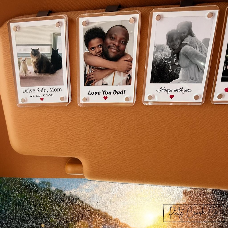 Custom Car Visor Memorial - Etsy