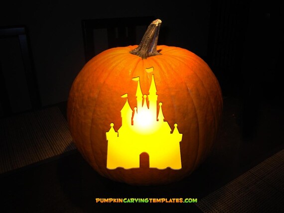 Castle Pumpkin Carving Template Stencil Instant Download Print - Etsy