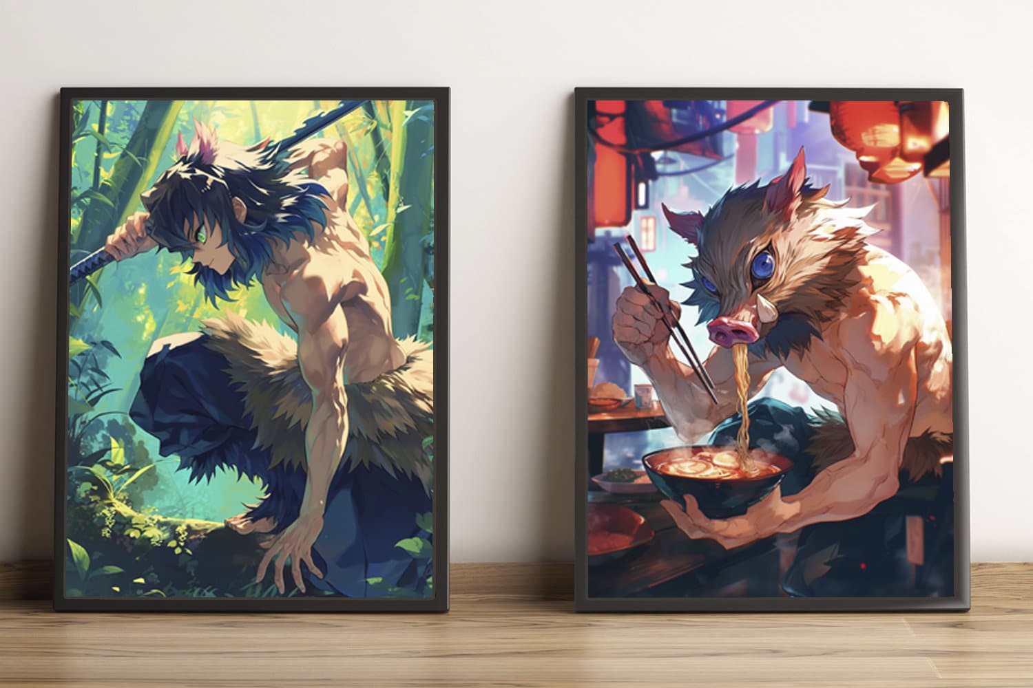 Printable Demon Slayer Inosuke Anime Poster, Printable Wall Art, Home ...