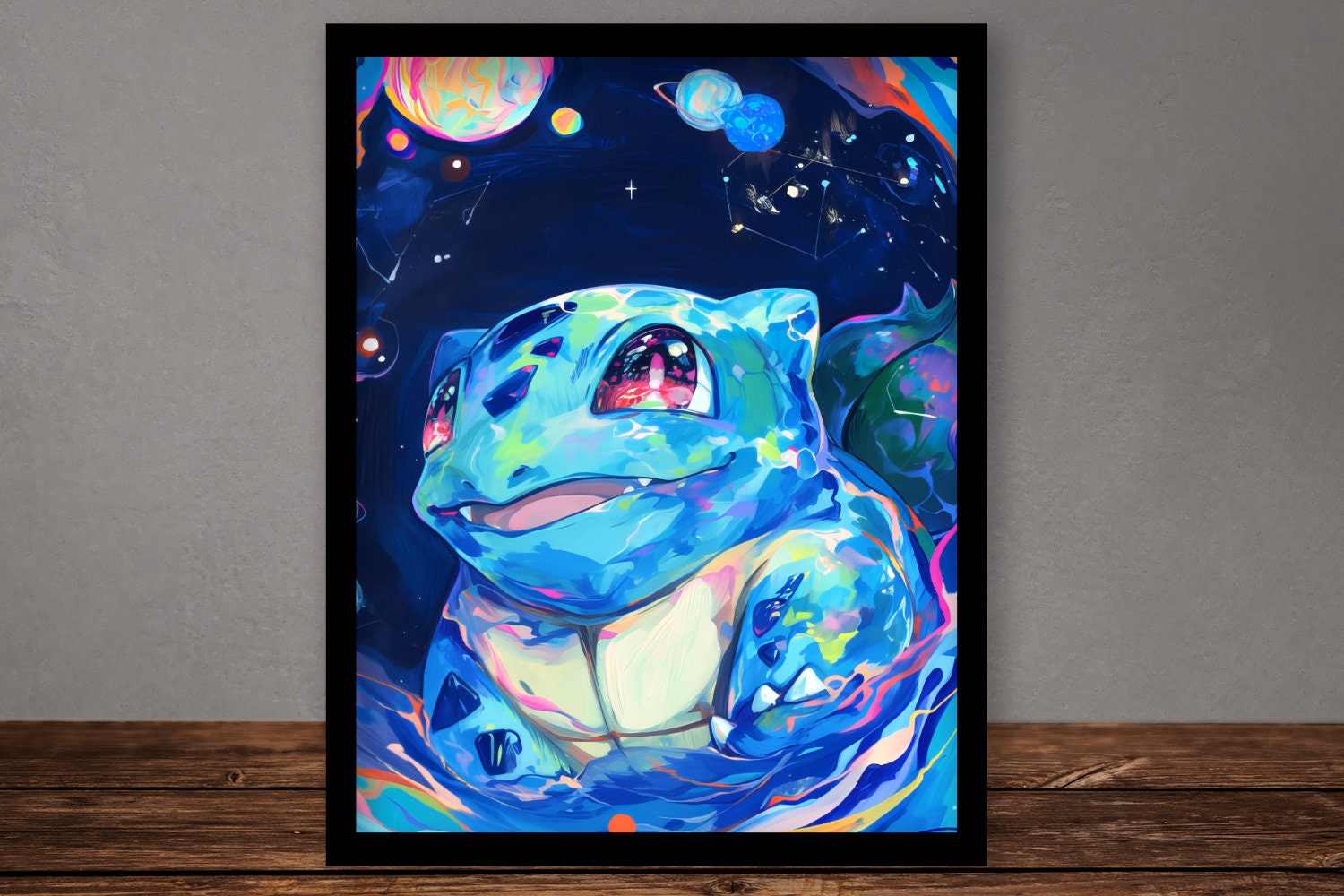 Printable Balbasaur Png, Balbasaur Digital Print, Anime Wallart ...