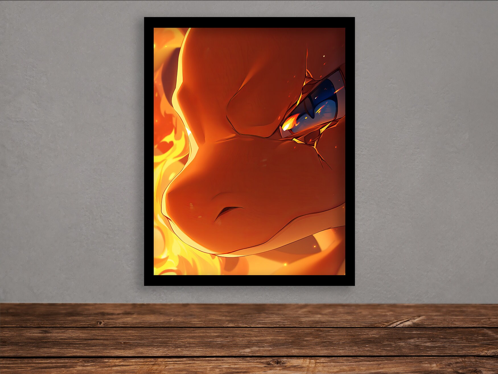 Printable Charmander Poster, Charmander Pokemon Digital Print, Pokemon ...