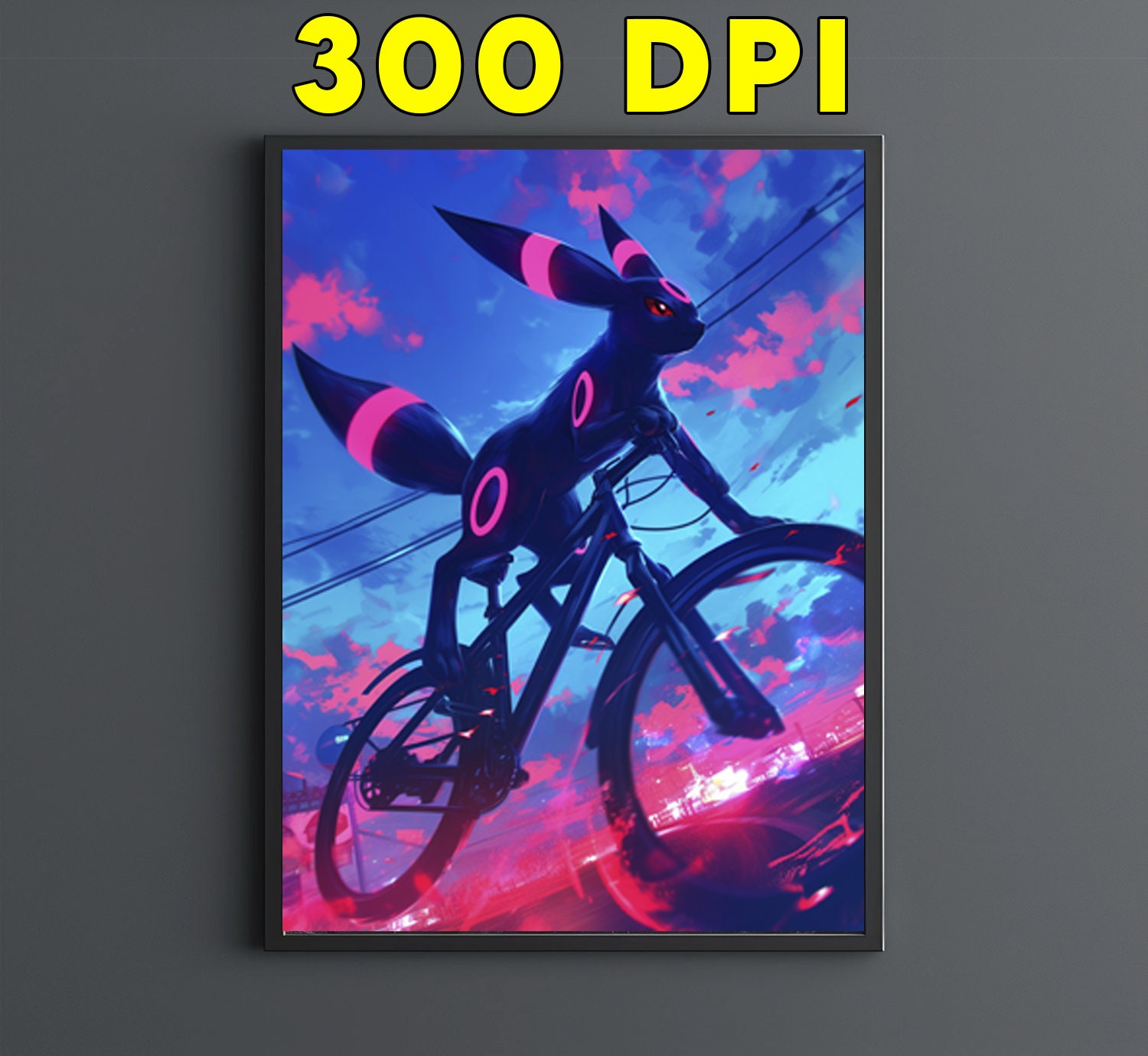 Printable Bicycle Poster, Pokemon Print Set, Clipart Bundle PNG Set of ...