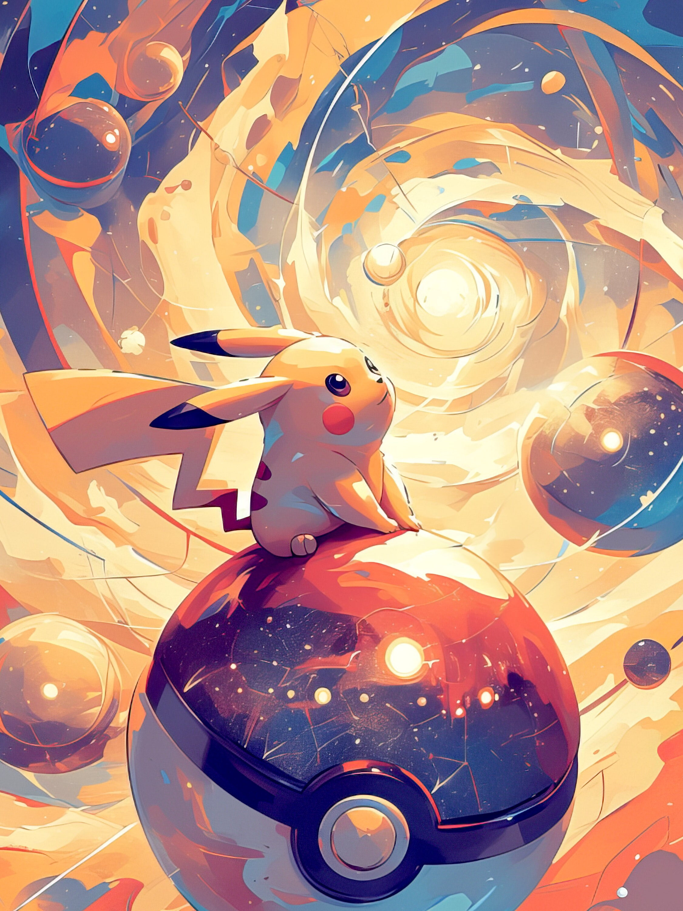 Printable Pikachu Poster, Pikachu Digital Print, Pokemon Japanese Wall ...