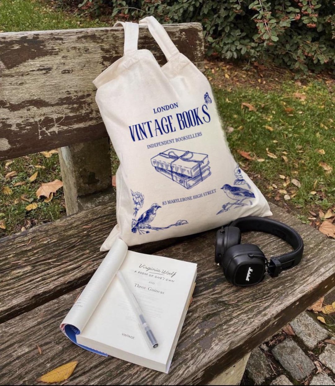 London Bookstore Tote Bag Independent Booksellers Book Bag - Etsy