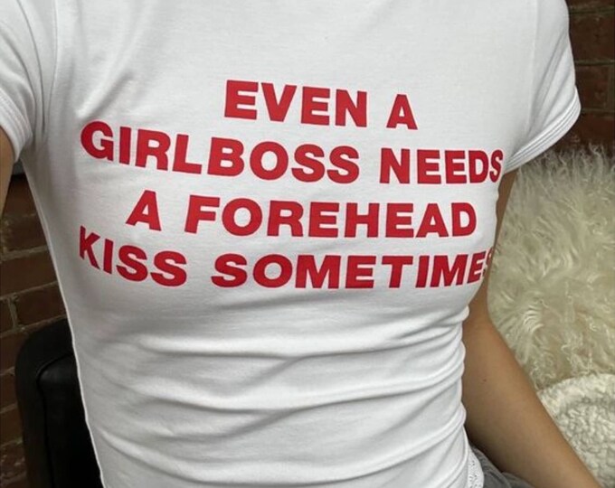 Even A Girlboss Needs A Forehead Kiss Sometimes Shirt, Paris Hilton Shirt, Y2K Meme Shirt ...