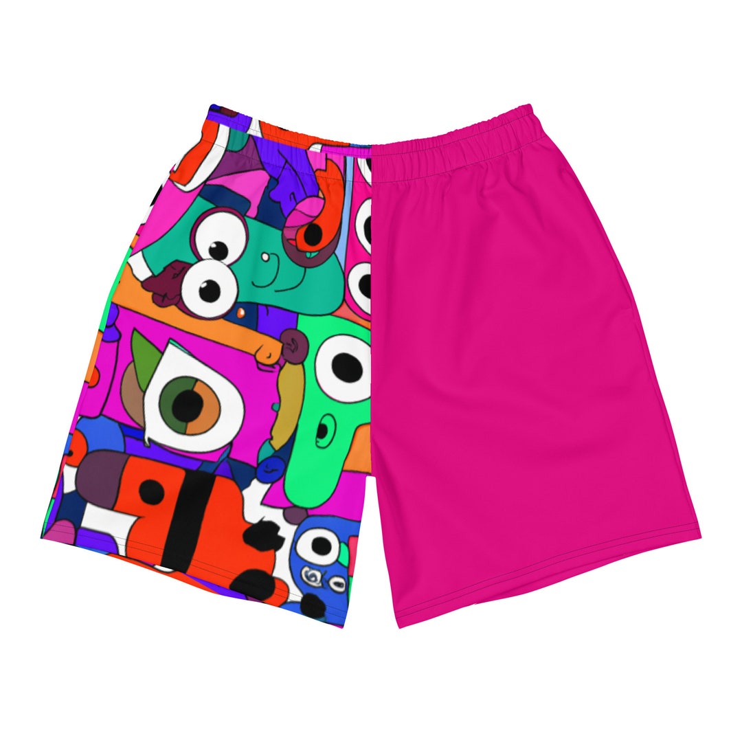 LSD-0011 Ai-art Rave Shorts Mens Womens AI Art Generated All Over Print ...