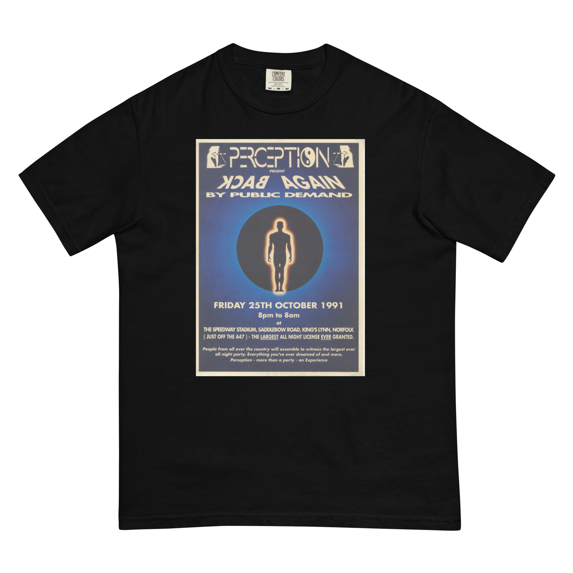 PERCEPTION | Vintage Rave Flyer Shirt | Tshirt | Mens Womens | Unique ...