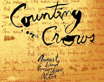 Counting Crows FULL BAND Signed Autographed August & Everything After ...