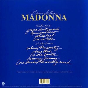Madonna - True Blue Vinyl - Etsy