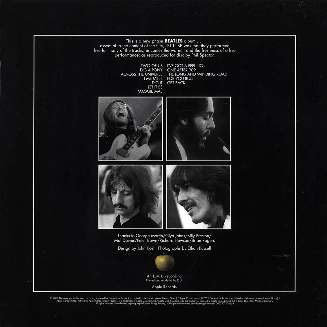 The Beatles Let It Be Vinyl - Etsy