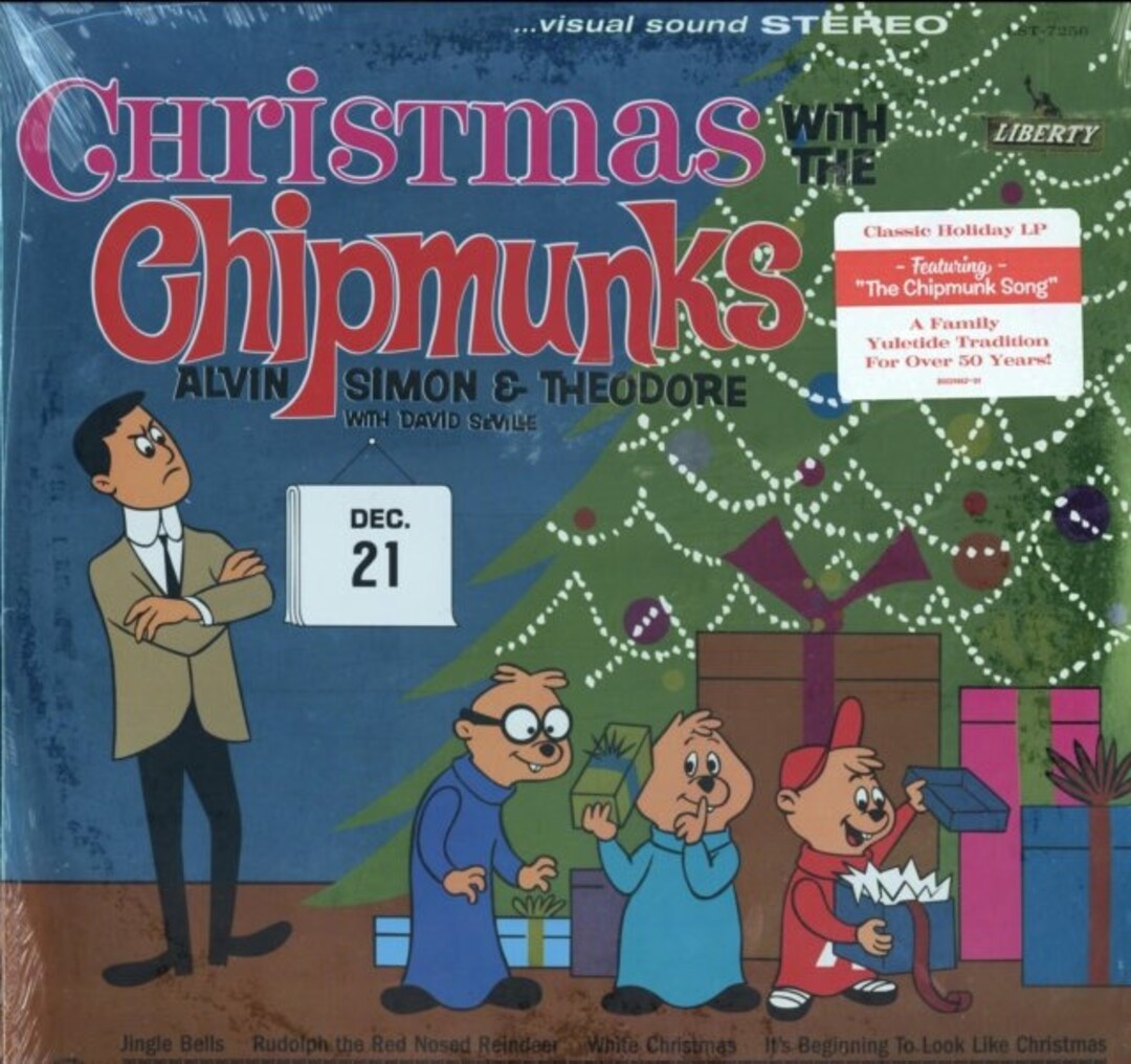 Chipmunks Christmas With the Chipmunks Vinyl - Etsy